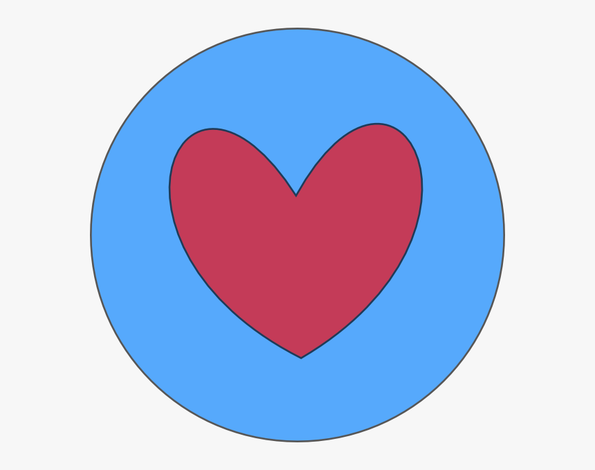 Heart In A Circle Clipart, HD Png Download , Transparent Png Image ...