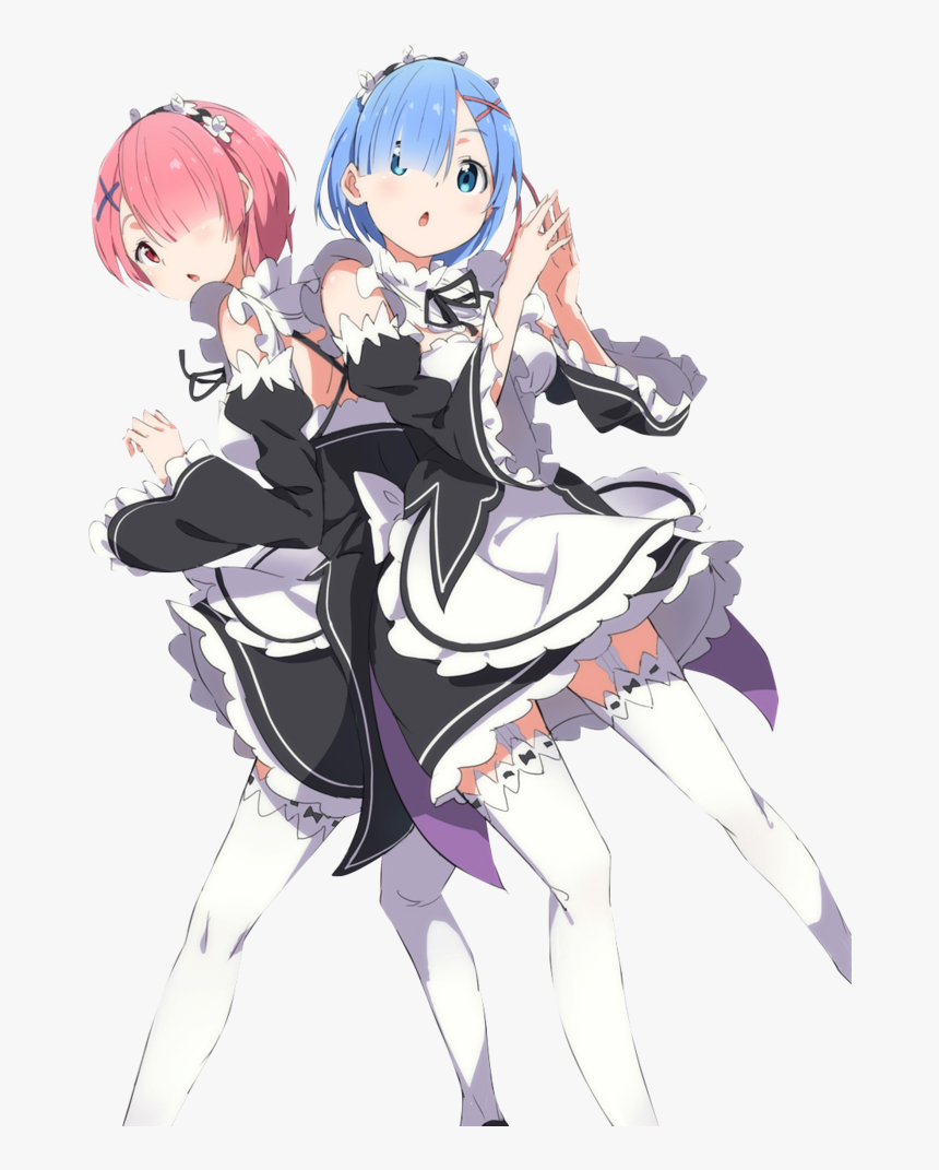 Ram Rem Re Zero Png, Transparent Png , Transparent Png Image - PNGitem