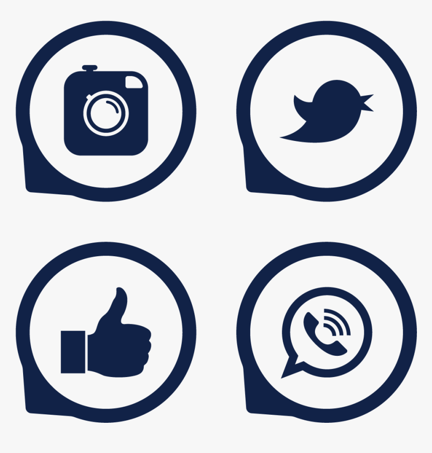 Icon , Png Download - Social Media And Call Icon, Transparent Png ...