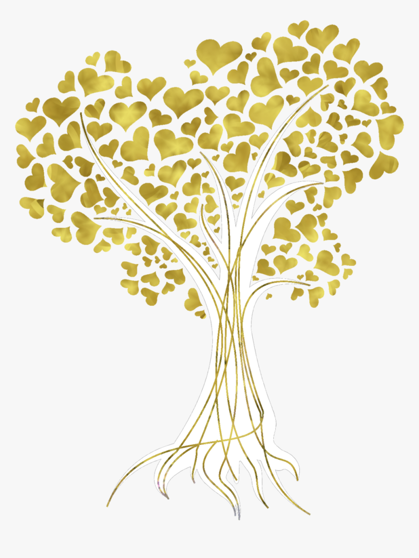 Tree Gold Autumn Leaf Color Clip Art - Gold Tree Vector Png ...