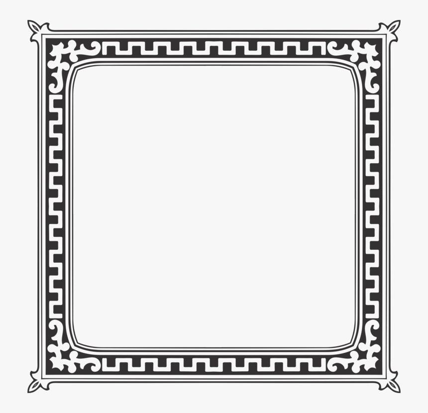 Vintage Square Frame Border