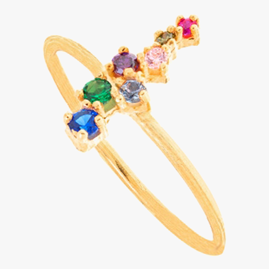 Mika Colour Ring Gold Plated - Pre-engagement Ring, HD Png Download ...
