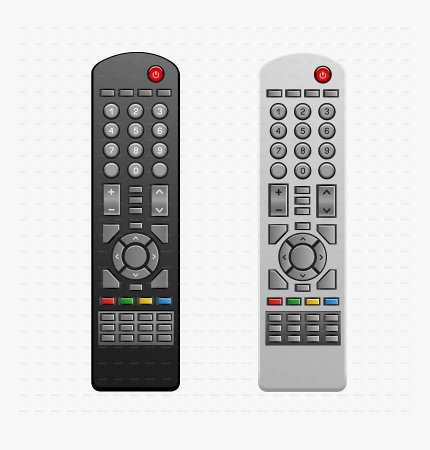 Control Vector Tv Remote - Transparent Tv Remote Png, Png Download ...
