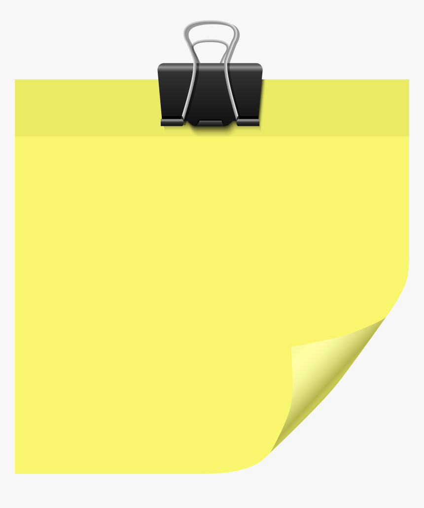 Sticky Note Yellow Png Clip Art - Sticky Notes Yellow Png, Transparent ...