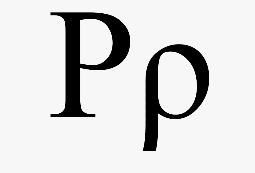 Download Greek Letter R - Calligraphy, HD Png Download , Transparent ...