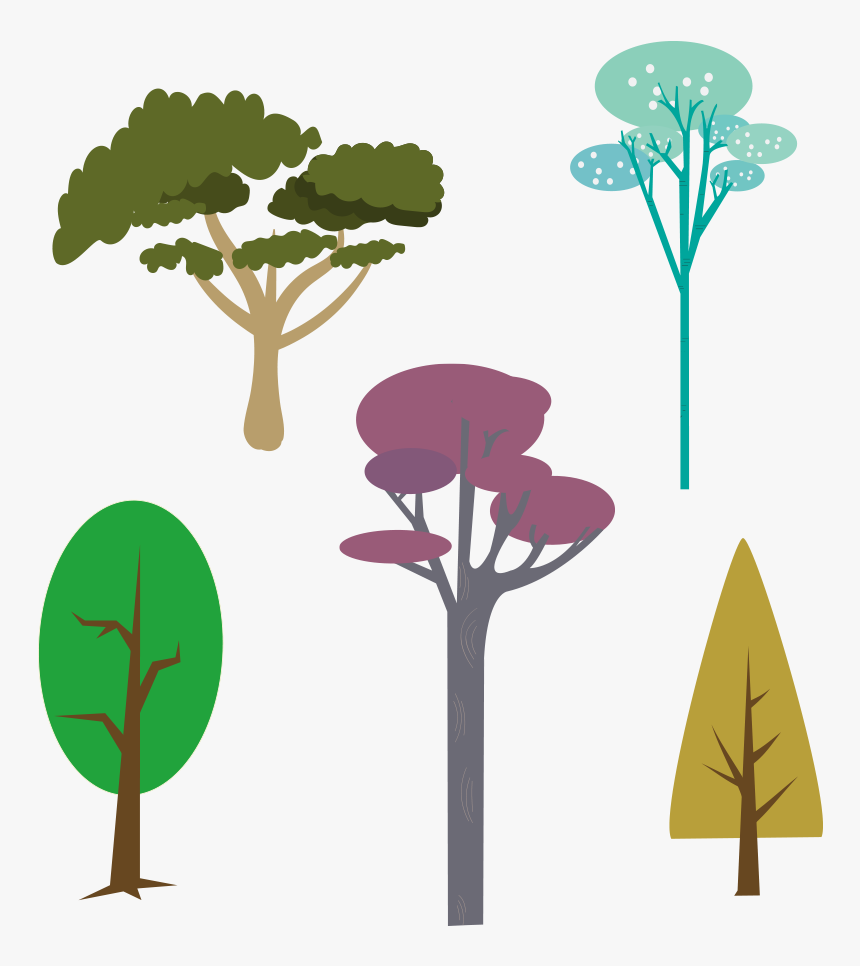 Vector Free Stock Leaf Drawing Trees Transprent Png - Tree, Transparent ...