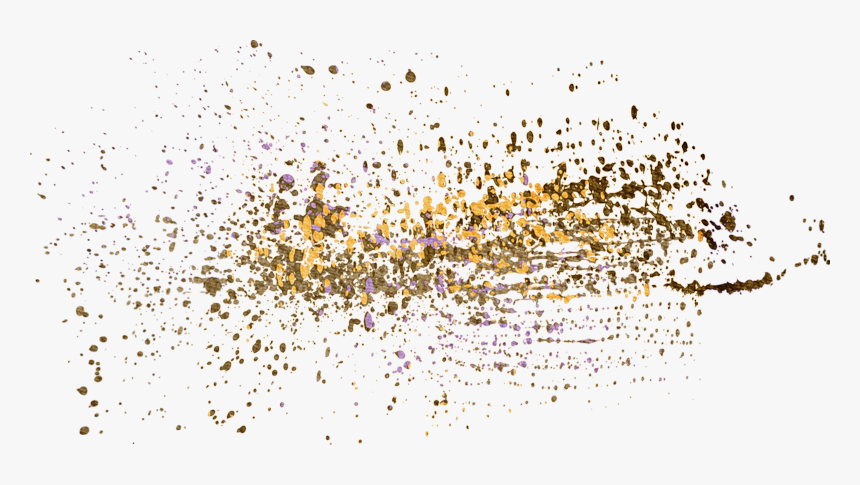 Gold Dots Paint Splash, HD Png Download , Transparent Png Image - PNGitem