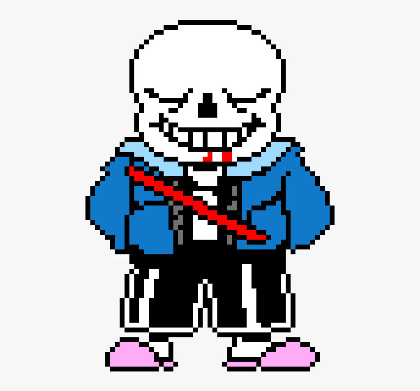 Undertale Sans Pixel Art, HD Png Download , Transparent Png Image - PNGitem