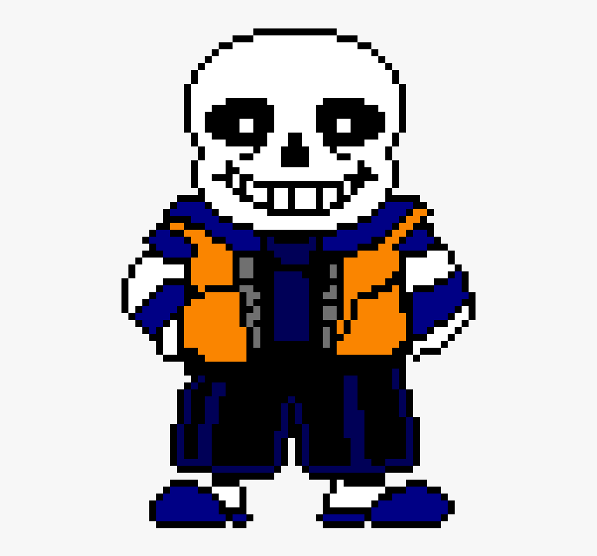 Sans Battle Sprite Colored, HD Png Download , Transparent Png Image ...