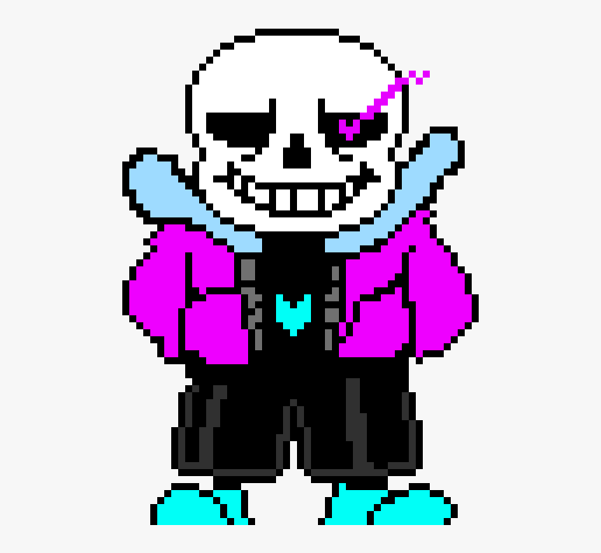 Sans Colored Battle Sprite, HD Png Download , Transparent Png Image ...