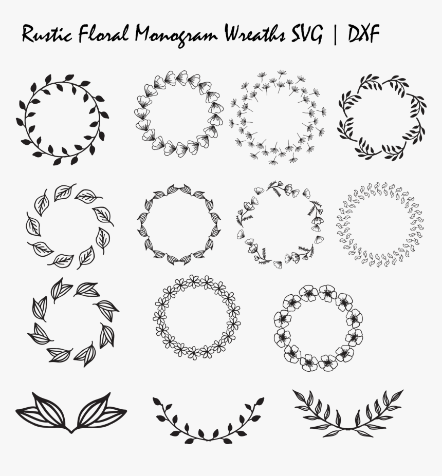 Farmhouse Wreath Svg Free, HD Png Download , Transparent Png Image ...