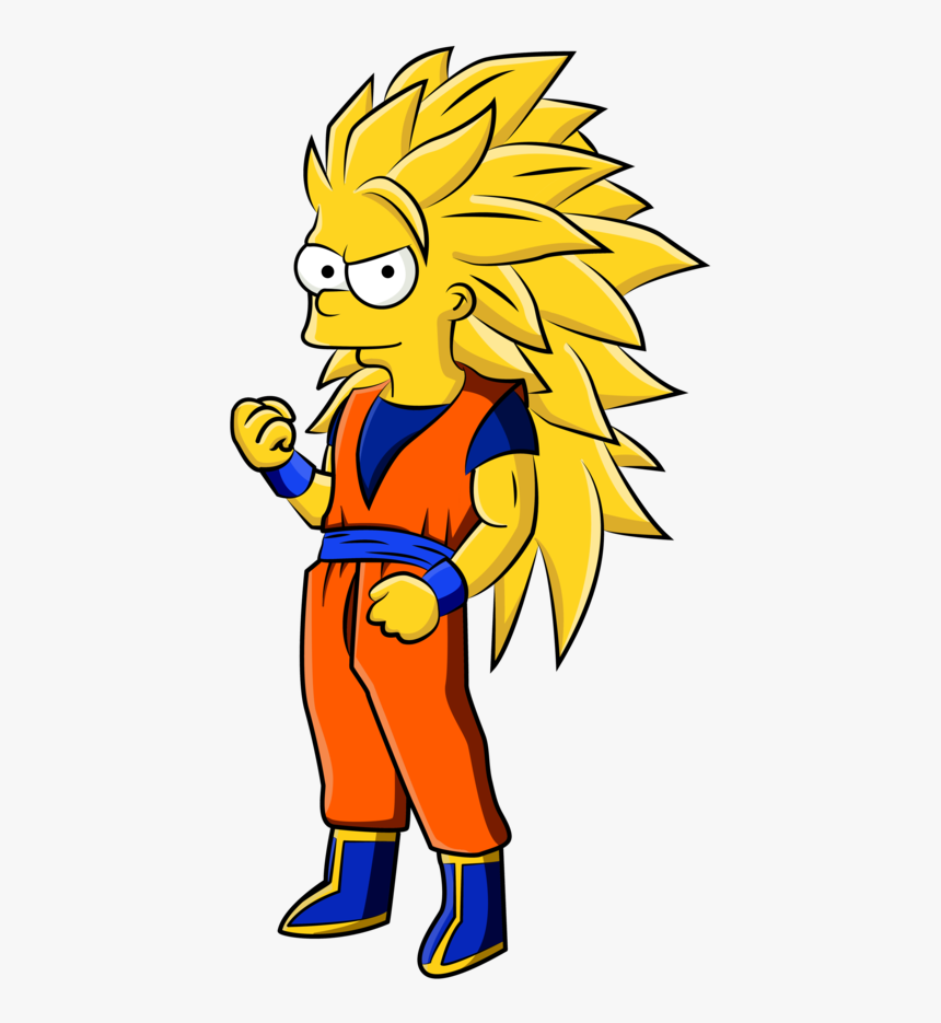 Bart Simpson Goku, HD Png Download , Transparent Png Image - PNGitem