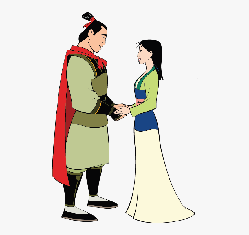 Mulan & Shang Together Clipart - Mulan And Li Shang, HD Png Download ...