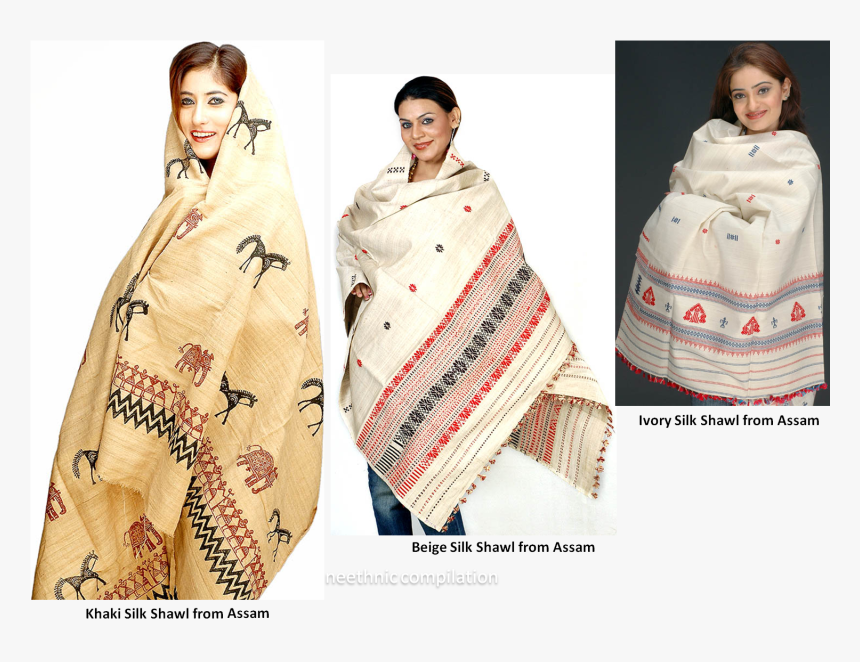 Assamese Ethnic Wear, HD Png Download , Transparent Png Image - PNGitem