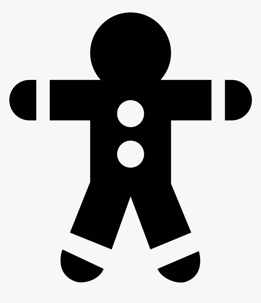 Gingerbread Man Icon, HD Png Download , Transparent Png Image - PNGitem