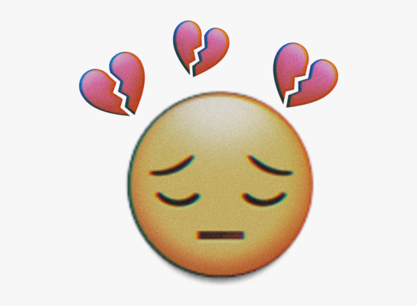 #heartbroken #heart #sadface #sad - Smiley, HD Png Download ...