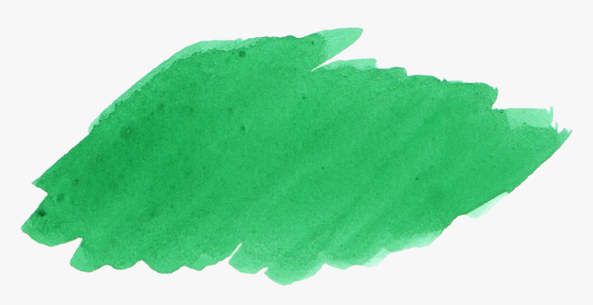 Free Clipart Green Watercolor Stroke, HD Png Download , Transparent Png ...