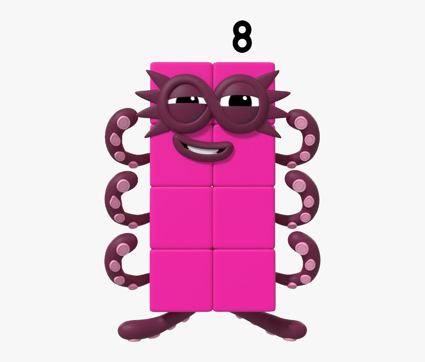 Learningblocks Wiki - Numberblocks Eight, HD Png Download , Transparent ...