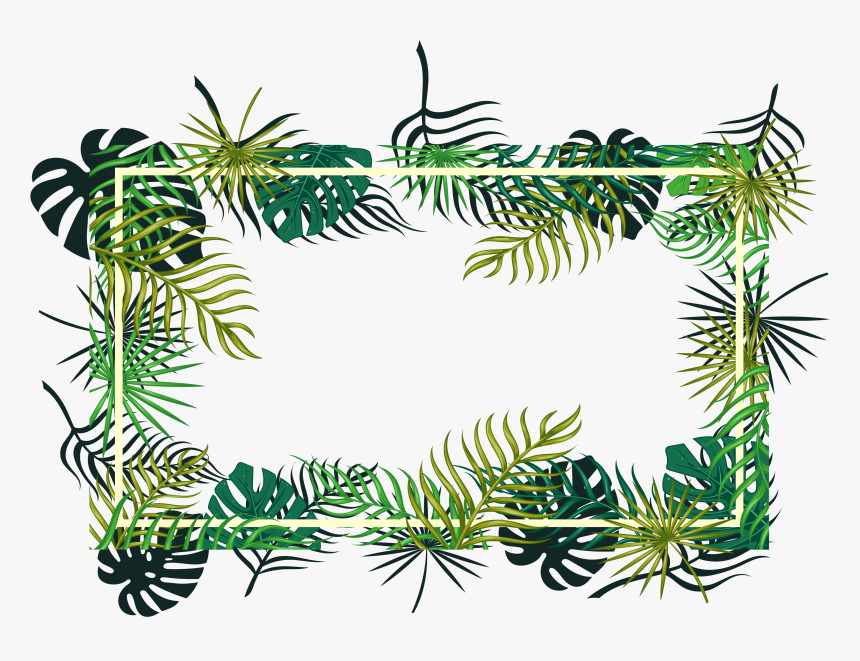 Tropical Vector Ornament - Transparent Background Tropical Png, Png ...