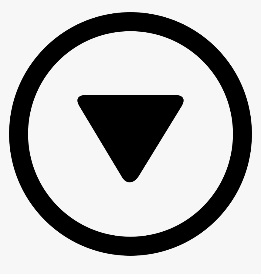 Arrow Down Bold Round - Windows 8 Back Icon, HD Png Download ...