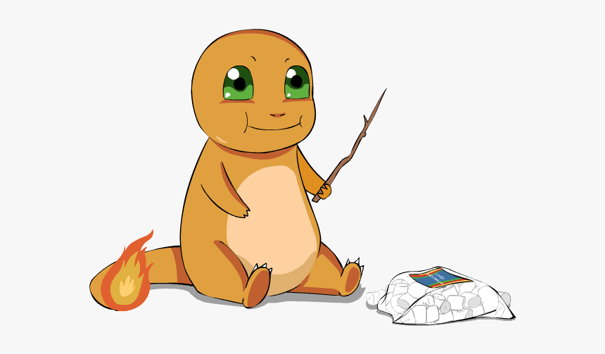 Charmander Drawing Professor Oak - Charmander Eating Marshmallows Gif ...