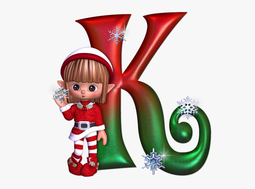 Decorative Christmas Alphabet Letters Clip Art, HD Png Download ...