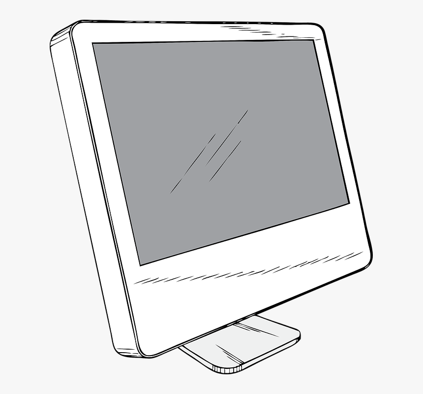 Led Monitor Drawing, HD Png Download , Transparent Png Image - PNGitem
