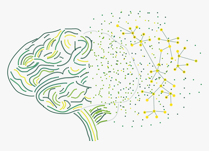 Brain Dots4 - Illustration, HD Png Download , Transparent Png Image ...