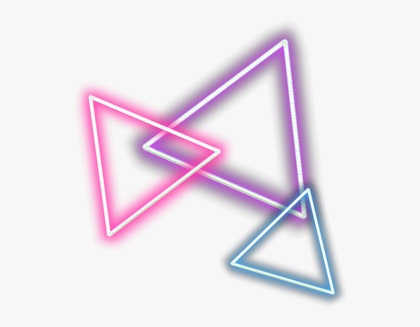 #triangles #neon #pink #purple #blue #glowing #freetoedit - Triangle ...