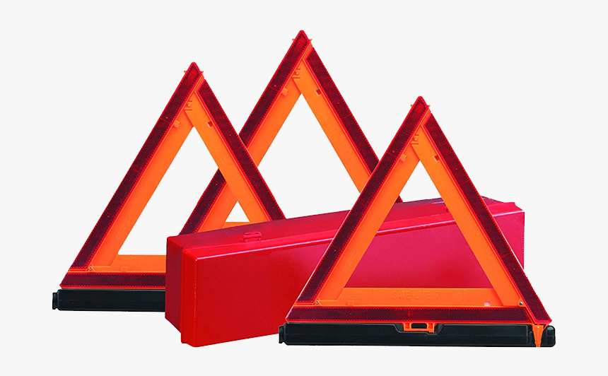 Brady Warning Triangle Kit - Flares And Reflective Triangle, HD Png ...