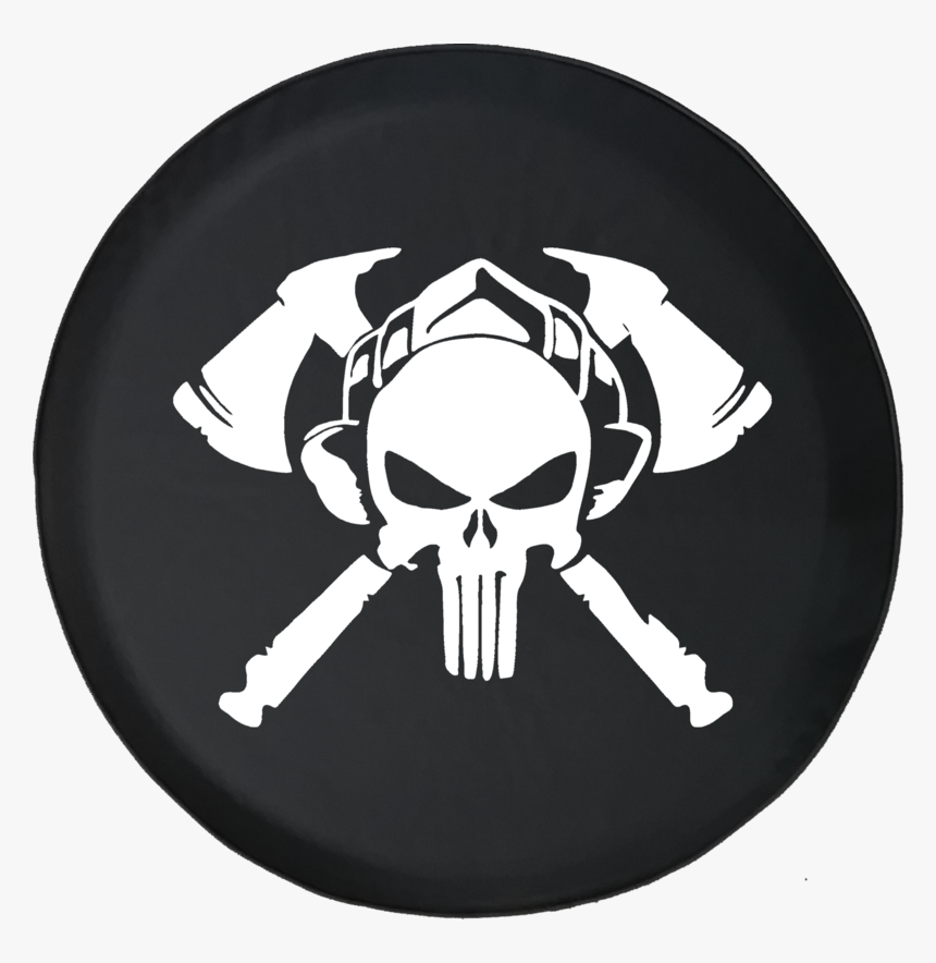 Firefighter Skull Decal, HD Png Download , Transparent Png Image - PNGitem