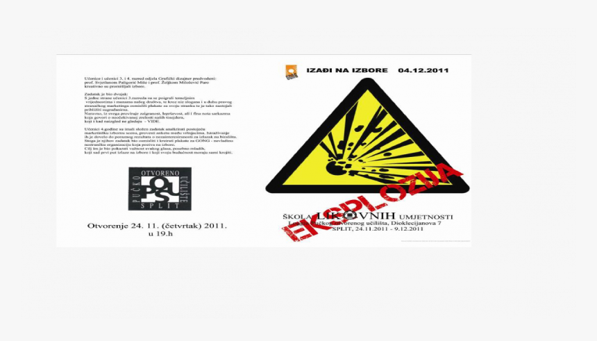 Explosive Sign, HD Png Download , Transparent Png Image - PNGitem