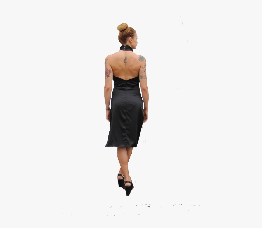 Dress 1 Back - Pencil Skirt, HD Png Download , Transparent Png Image ...