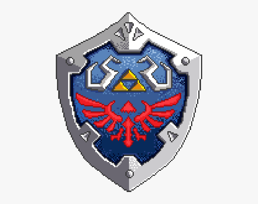 Hylian Shield 8 Bit, HD Png Download , Transparent Png Image - PNGitem