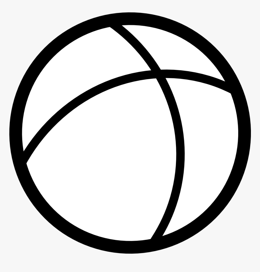 Ball Icon Black White Line - Ball Clip Art Black And White, HD Png ...