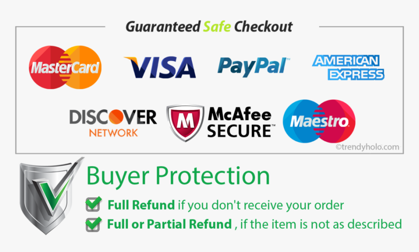 Guaranteed Safe Checkout Buyer Protection, HD Png Download ...