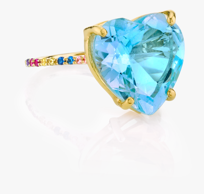 Transparent Rainbow Heart Png - Engagement Ring, Png Download ...