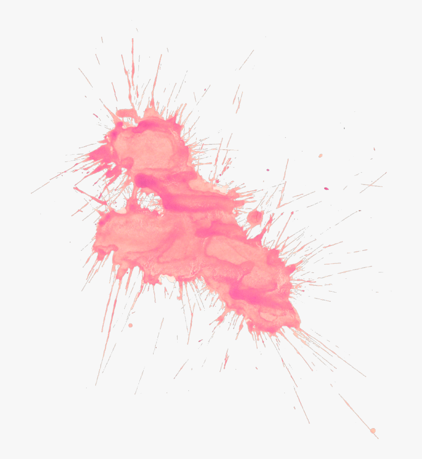#freetoedit #pink #paint Splash - Transparent Watercolor Splatters Png ...