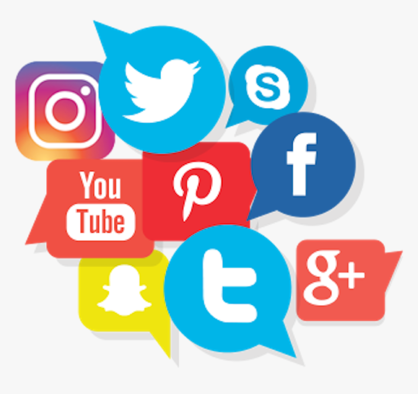 Social Media Transparent Background, HD Png Download , Transparent Png ...
