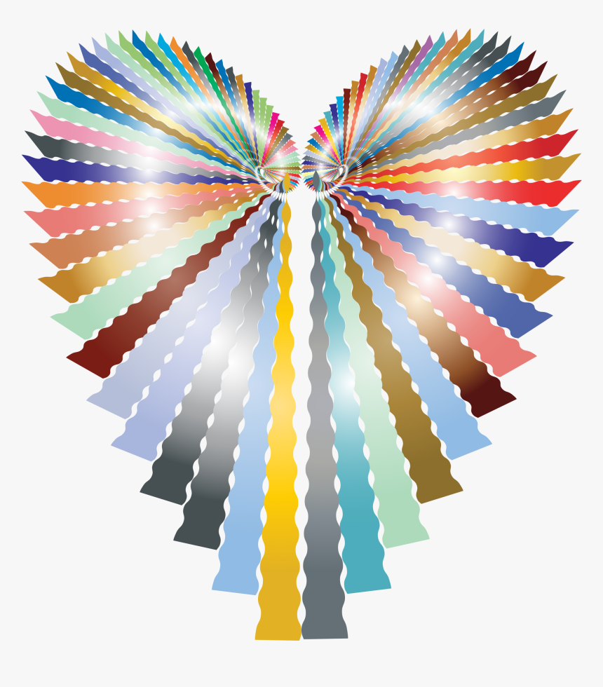 Prismatic Abstract Heart No Background Clip Arts - Background Abstract ...