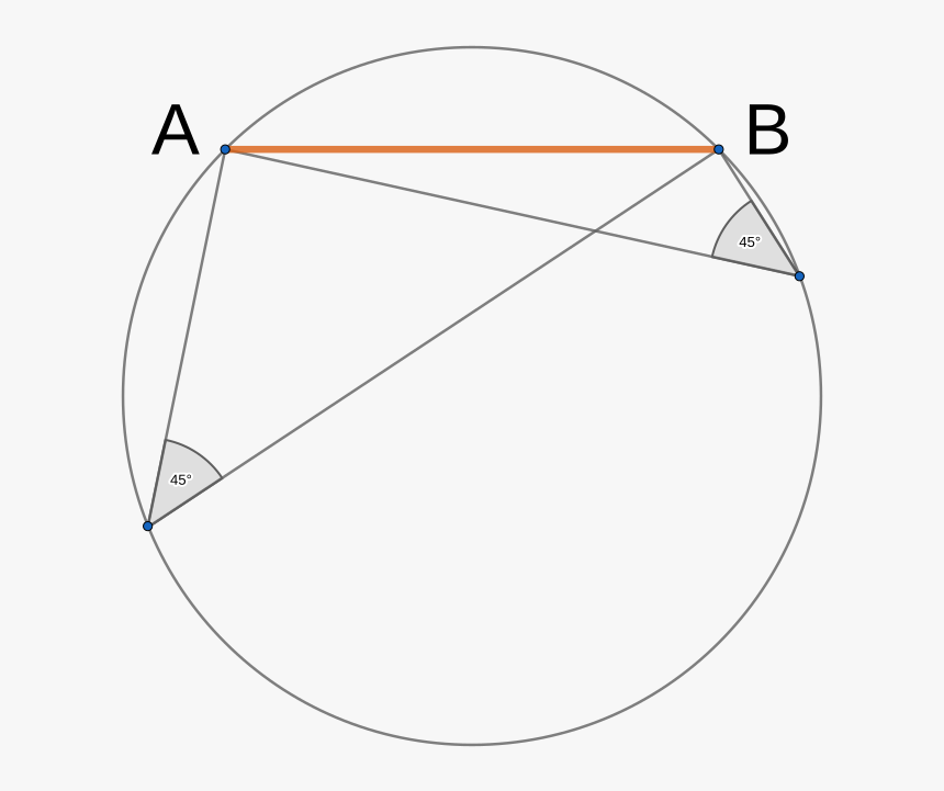 Angles In Same Segment Are Equal, HD Png Download , Transparent Png ...
