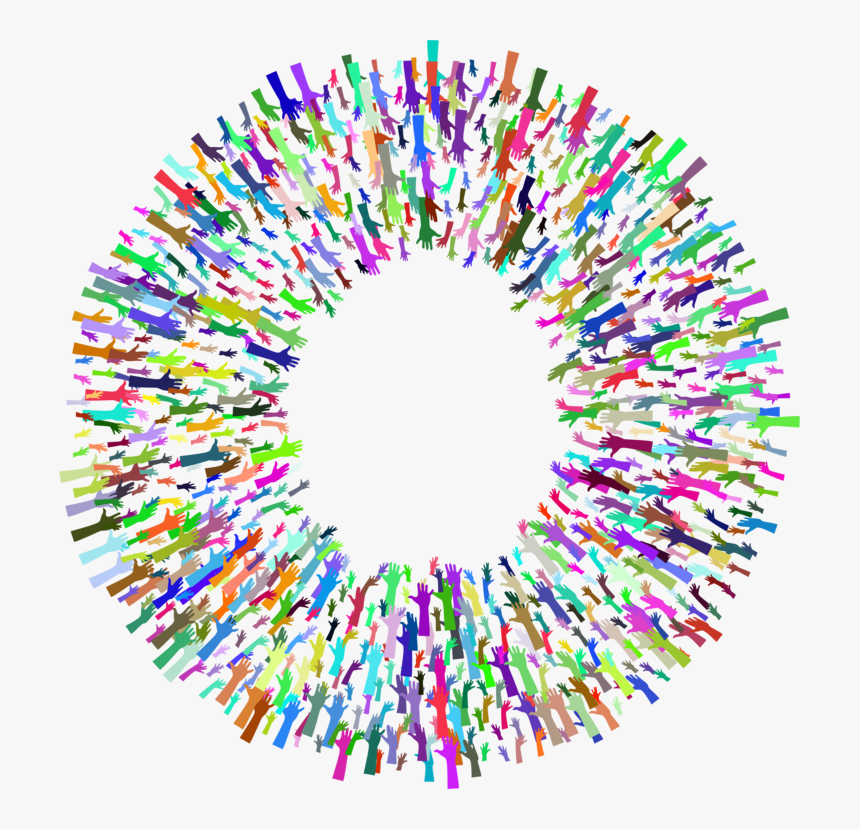 Line,circle,hand - Unity Hands Transparent, HD Png Download ...