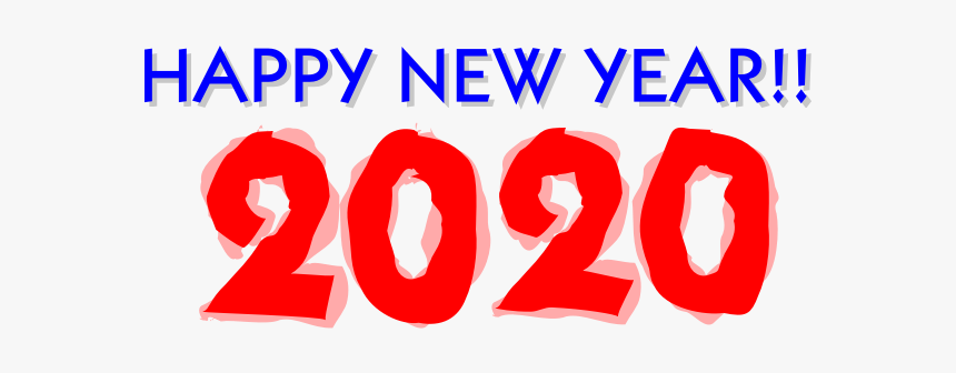 Happy New Year 2020 Png, Transparent Png , Transparent Png Image - PNGitem