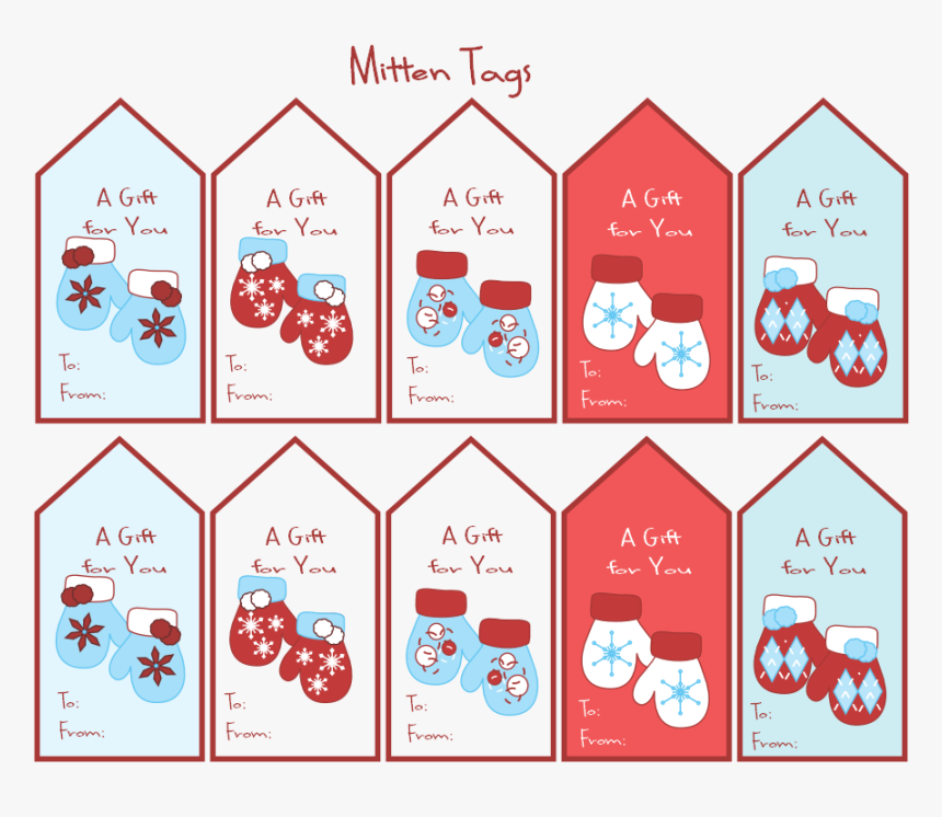 Printable Christmas Sticker Tags, HD Png Download , Transparent Png ...
