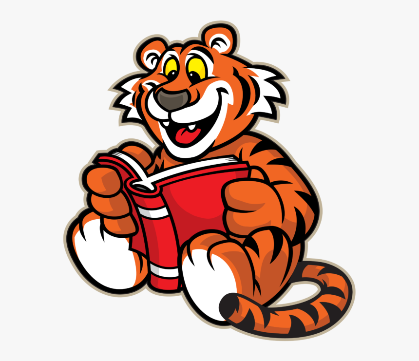 Tiger Reading A Book Clipart Free Library Free Tiger - Tiger Reading A ...