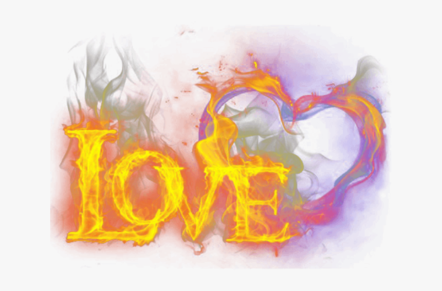#love #heart #hearts #flame #fire - Illustration, HD Png Download ...