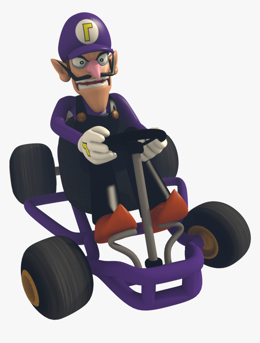 Waluigi From Mario Kart, HD Png Download , Transparent Png Image - PNGitem