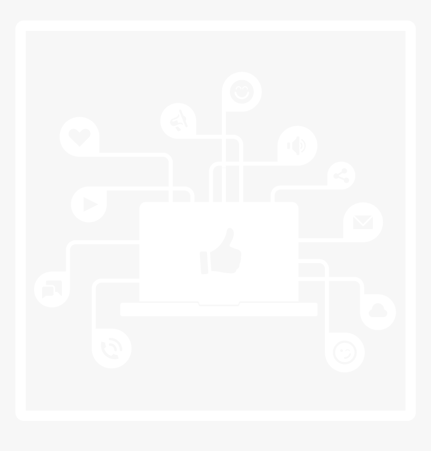 Digital Marketing Icon White, HD Png Download , Transparent Png Image ...