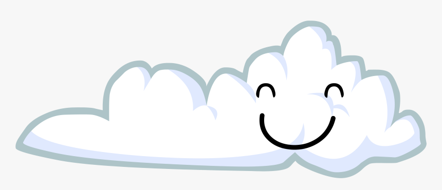 Cloudy - Bfdi Cloud Asset, HD Png Download , Transparent Png Image ...
