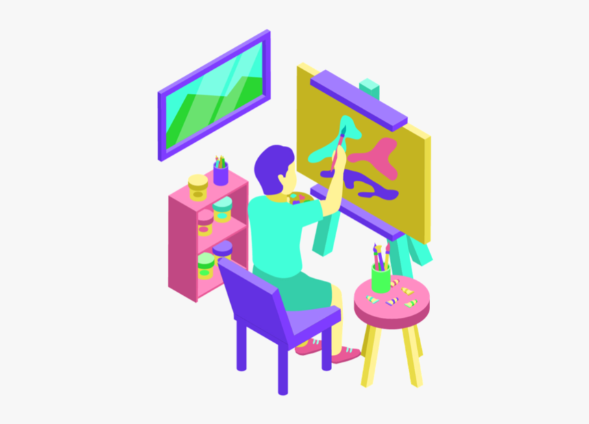 Isometric Art Studio, HD Png Download , Transparent Png Image - PNGitem
